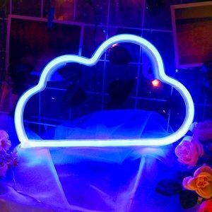 Urban Outfitters | Wall Decor | Neon Blue Cloud Sky Cute Led ...